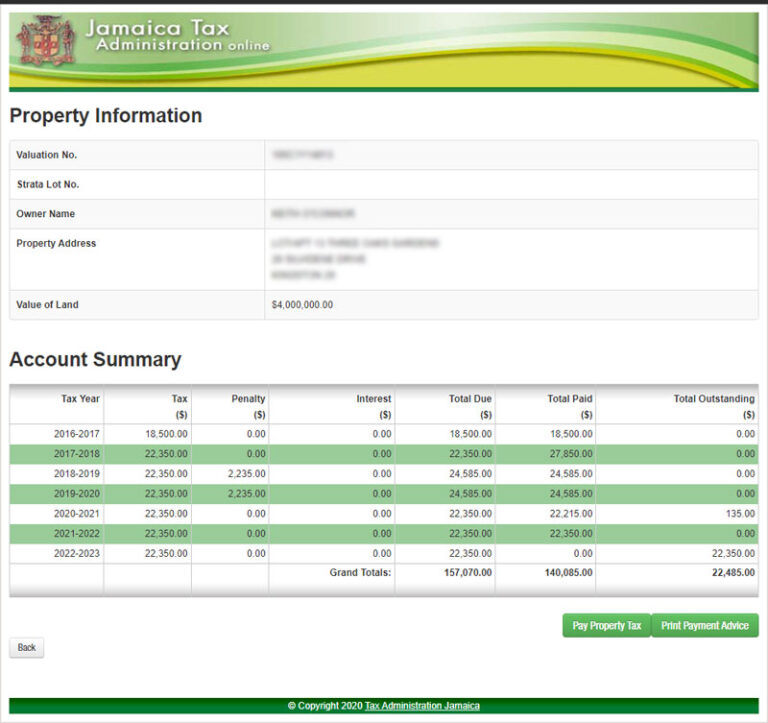 How to check your property tax online in Jamaica - How to Jamaica
